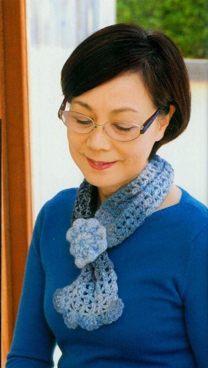 Cute crochet scarf simple pattern – JPCrochet