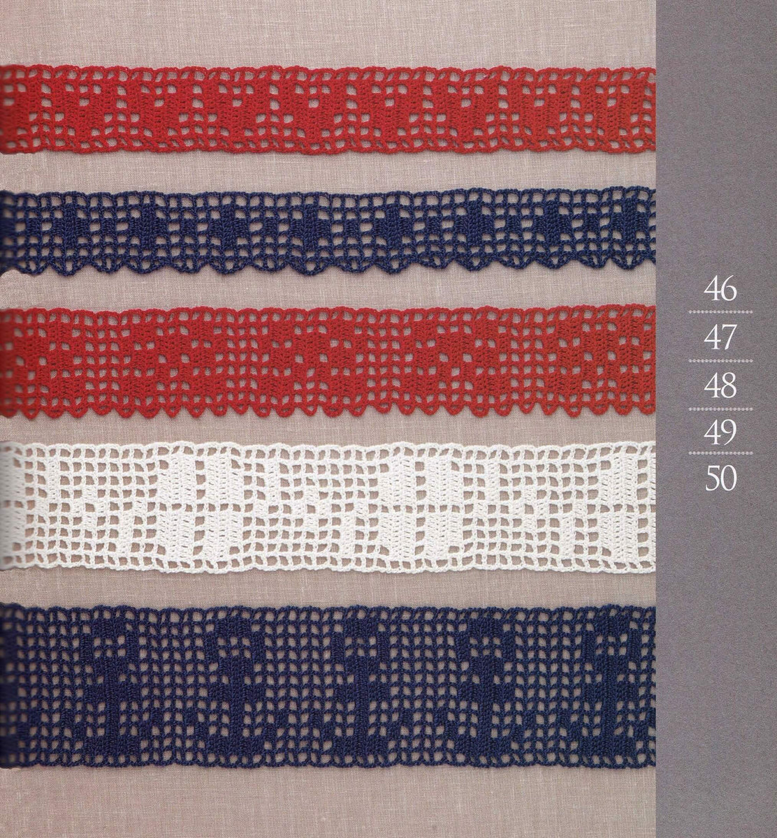 Filet crochet lace charts – JPCrochet