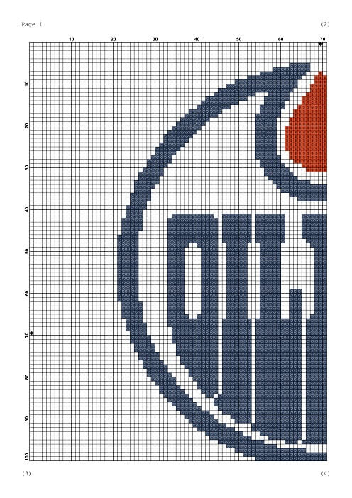 Edmonton Oilers cross stitch pattern – JPCrochet