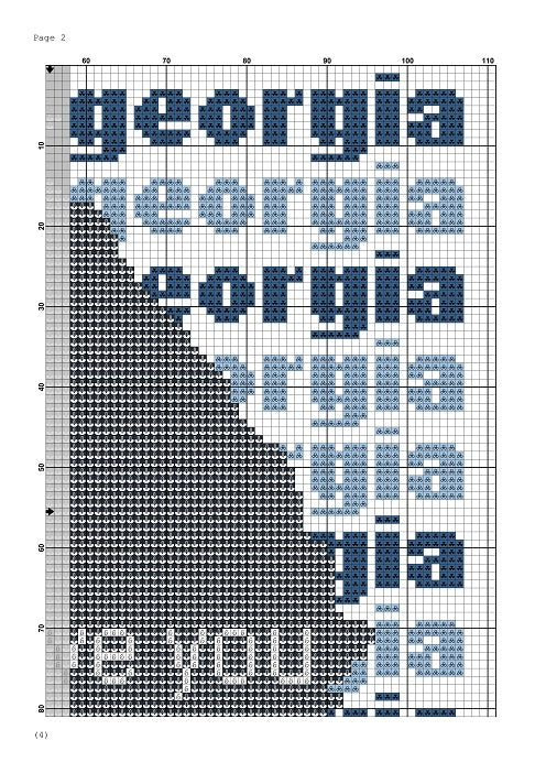 Georgia state map cross stitch embroidery pattern – JPCrochet