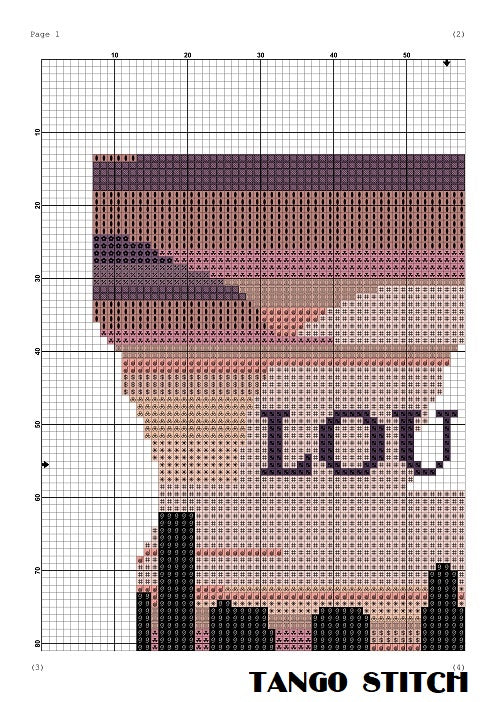 Louisiana state map skyline silhouette sunset cross stitch pattern ...