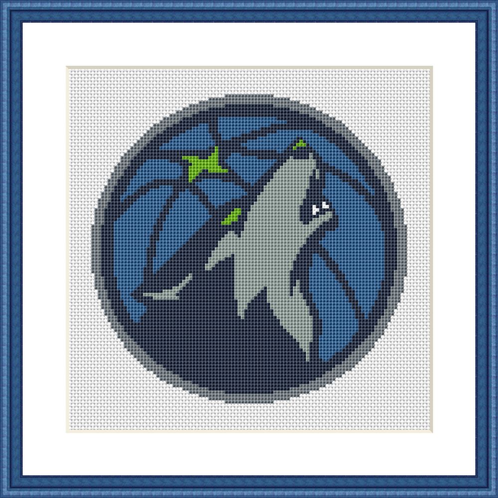 Minnesota Timberwolves cross stitch pattern – JPCrochet